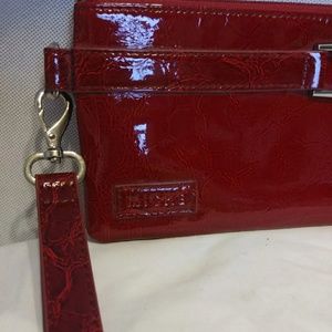 Miche | Bags | Miche Patent Leather Red Wristlet | Poshmark